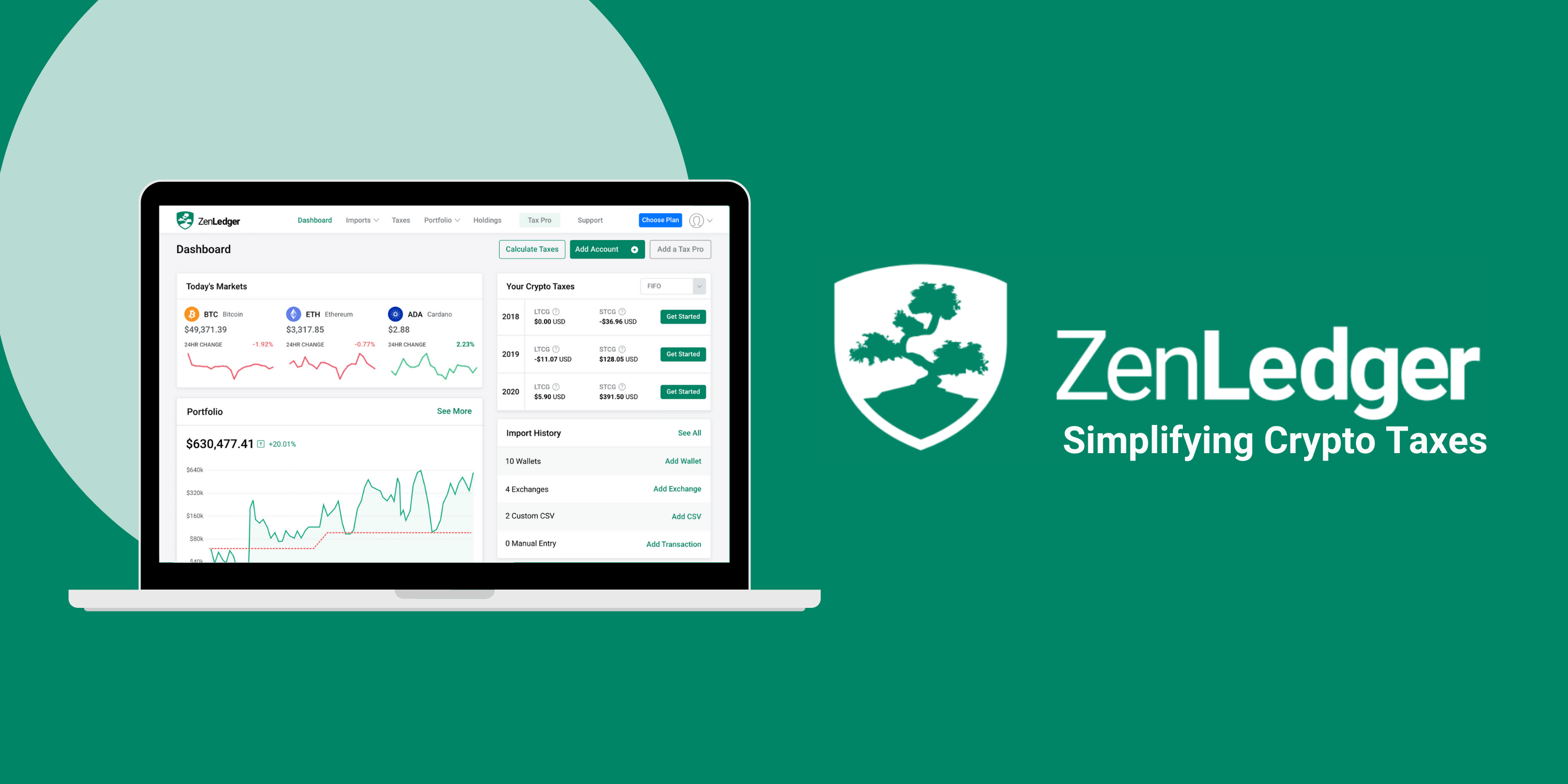 #1 Crypto Tax Software | Crypto Tax Tool | ZenLedger